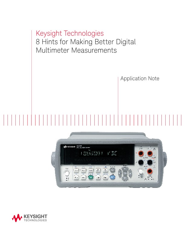 Make Accurate Measurements with Digital Multimeter: 8 Hints PDF Asset Page | Keysight